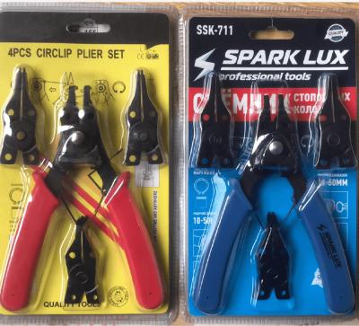 China Nice Packing 160mm Steel Snap 4 In 1 Circlip Pliers Set Directly From The Factory for sale