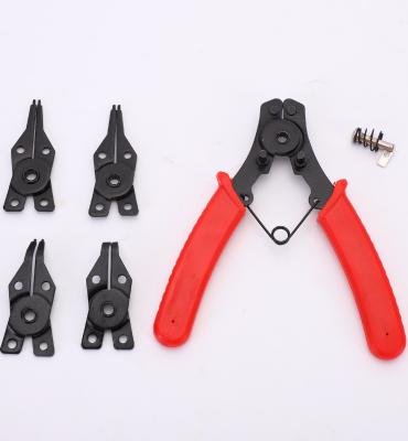 China High Quality Internal And External Snap Ring Pliers Set 4 in 1 Mini Retaining Ring Plier for sale