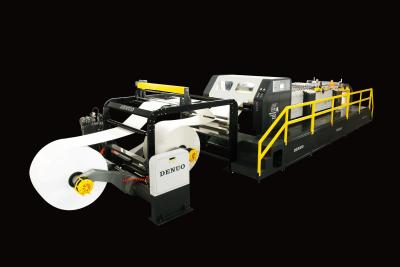 China Factory Directly Sales High Speed Servo Control Double Rotary Knife Roll Paper Sheeter for sale