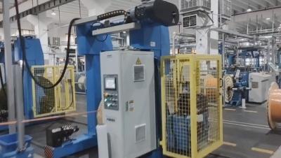 China 80mm 110m/min Tandem Extruder Production Line for EV Cable Insulation Sheath for sale