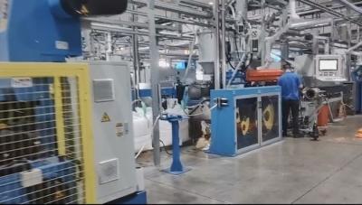 China 80-120mm Wire Cable Extrusion Line for EV & Photovoltaic Applications | 2.5-25mm Outer Diameter | 110m/min Speed for sale