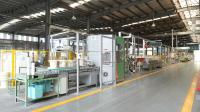 China PVC TPE Wire Extrusion Machine with Double Head Coiling - 1500m/min Speed & Multiple Screw Sizes from Φ35-150mm for sale
