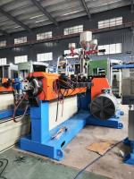 China High-Speed Extruder with 38CrMoAlA Nitrided Alloy Steel Screws, Precision Ground Gearboxes, and Real-Time Extrusion Pressure Monitoring for sale