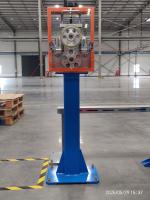 China Vertical Length Meter with Φ159.15mm Measuring Wheel Ceramic Sprayed Surface and Photoelectric Length Measurement for sale