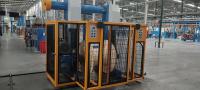 China Gantry Type Tension Pay-off Machine with Stable Tension-Controlled Unwinding and Magnetic Powder Brake for Wire Extrusion for sale