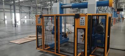 China Gantry Type Tension Pay-off Machine with Stable Tension-Controlled Unwinding and Magnetic Powder Brake for Wire Extrusion for sale