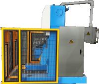 China Gantry Type Traversing Take-up Machine with Automatic Cable Winding Shaft-less Reel Clamping and AC Variable Frequency Drive for sale