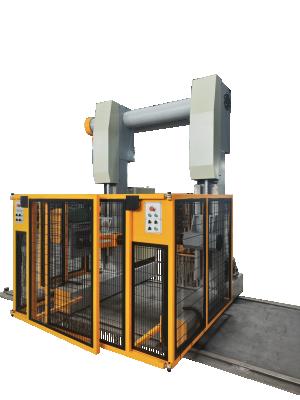 China Gantry Type Traversing Take-up Machine with Automatic Cable Winding Shaft-less Reel Clamping and AC Variable Frequency Drive for sale