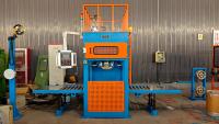 China Flower Pattern Barrel Take-up Machine with S7-1200 PLC Control System and 80 - 600 m/min Take-up Speed for Wire Extrusion for sale