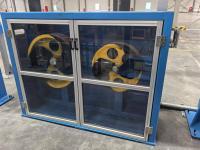 China Double Wheel Capstan Cable Puller 400-800mm Wheel Diameter 150-1000m/min Speed for sale