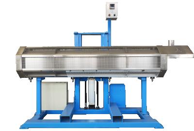 China 2-Meter Electric Vulcanizing Oven with Pneumatically Liftable Heating Chamber and Stainless-Steel Heating Elements for sale