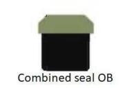 China Customized Two Way Rod Seals For Hydraulic Cylinders PTFE Material And Customization for sale
