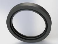 China Split Plain Bearing Oil Free Lubrication Stern Bushing Elastomeric Polymer Material for sale