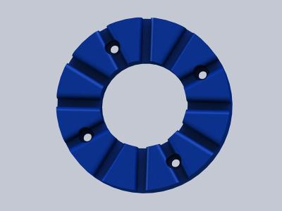 China Water-Lubricated Hydrodynamic Bearing Elastoplastic Polymer Alloy Split Plain Bearing for sale