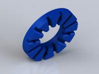 China Water-Lubricated Hydrodynamic Bearing Elastoplastic Polymer Alloy Split Plain Bearing for sale