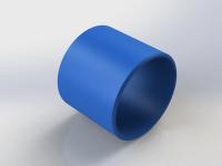 China Split Plain Bearing Elastomeric Polymer Alloy Water Lubricated Bushing Alloy Material for sale