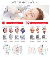 China 7D Focused Ultrasound Portable 7D Hifu Body Slimming Skin Tightening Anti-Wrinkle Machine With 7 Cartridges for sale