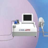 China 2 In 1 Cryolipolysis Fat Freezing Machine Cool Wave Electromagnetic Pneumatic for sale