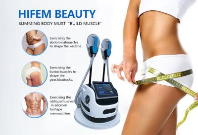China 2 Handles Ems Muscle Stimulator Machine Electromagnetic Vibration for sale