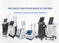 China 2 Handles Ems Muscle Stimulator Machine Electromagnetic Vibration for sale