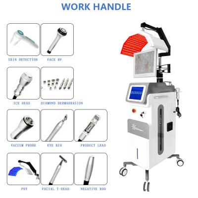 China PDT Led Light Therapy Salon Facial Machine 7 Colors Rf Ultrasound for sale