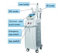 China Desktop Dpl Rf Salon Laser Hair Removal Machine For Face Lifting Skin Rejuvenation for sale