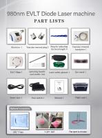 China Multipurpose 980 Nm Diode Laser , Vascular Removal Machine For Lipolysis Slimming for sale