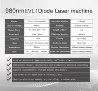 China Multipurpose 980 Nm Diode Laser , Vascular Removal Machine For Lipolysis Slimming for sale