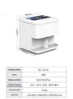 China Portable Mobile 3D Nail Printer Automatic Digital For Nail Art DIY OEM ODM for sale
