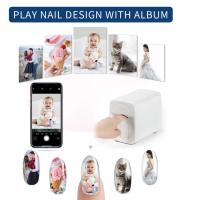 China Small O2 3D Nail Printer Intelligent Automatic Mobile Wifi USB for sale