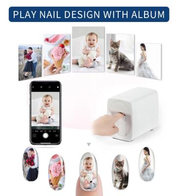China Small O2 3D Nail Printer Intelligent Automatic Mobile Wifi USB for sale