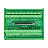 China SCSI 100 Pin Connector DIN Rail Mounting Type Terminal Blocks Module for sale