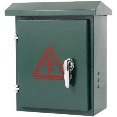 China IP65 Stainless Steel Electrical Enclosure 300x400x150mm Green Coated Power Distribution Box for sale