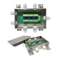 China 6 Way Stainless Steel Load Cell Summing Junction Box IP65 for Weighing Systems for sale