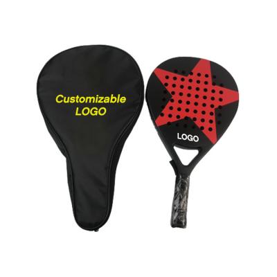 China Custom Logo Beach Tennis Paddle Racket 50% Carbon Fiber 370-390g Personalized Design for sale