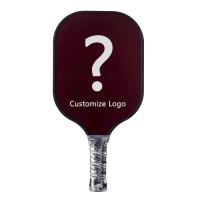 China Custom Carbon Fiber Pickleball Paddle 15.35in Honeycomb Core Personalized Racket for sale