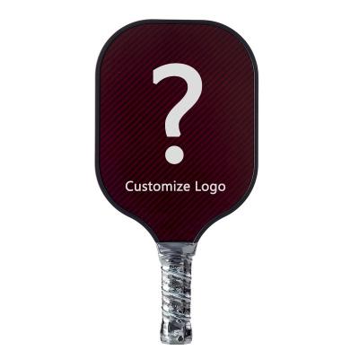 China Custom Carbon Fiber Pickleball Paddle 15.35in Honeycomb Core Personalized Racket for sale
