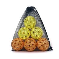 China Indoor Pickleball Balls 26 Holes 72mm USAPA Approved PP Plastic Pickleball for Training Practice for sale