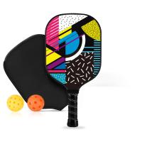 China USAPA Approved Carbon Fiber Pickleball Paddle 400x200mm Honeycomb Core Ultra Cushion Grip for sale