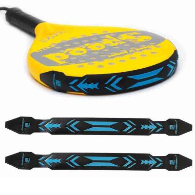 China TPU Beach Tennis Paddle Head Tape Protector 38mm x 400mm Wear-Resistant Racket Protection for sale