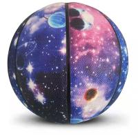 China Size 7 Reflective Glowing Holographic Basketball 75cm Circumference Plastic Luminous Ball for sale