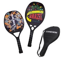 China Carbon Fiber Padel Racket 310-330g EVA Foam Core Beach Tennis Paddle with Carry Bag for sale