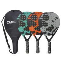 China Beach Tennis Racket 45-47cm Carbon Glass Fiber Paddle Lightweight 370-390g for sale
