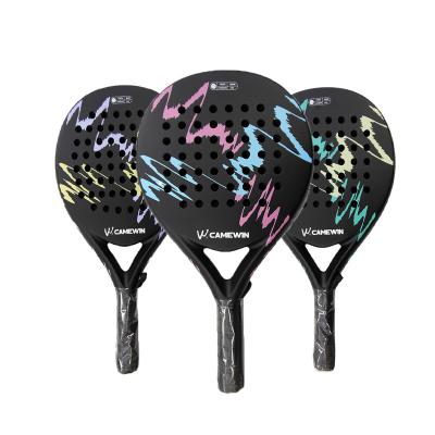China Full Carbon Beach Tennis Racket Soft EVA Face 360g Unisex Equipment with Bag for sale