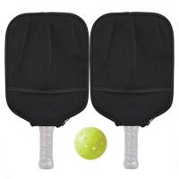 China Neoprene Pickleball Paddle Cover Case 11x8.3x0.4 Inch Protective Sleeve with Ball Holder for sale