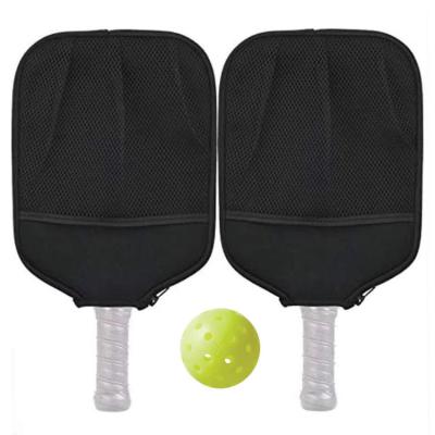 China Neoprene Pickleball Paddle Cover Case 11x8.3x0.4 Inch Protective Sleeve with Ball Holder for sale