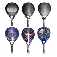 China Custom Tennis Padel Racket 38mm Thickness 360g Carbon Fiber Personalized Paddle Racquet for sale