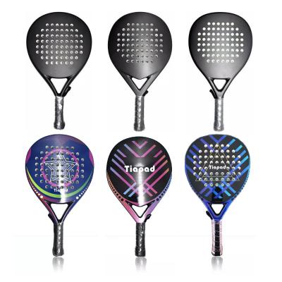 China Custom Tennis Padel Racket 38mm Thickness 360g Carbon Fiber Personalized Paddle Racquet for sale