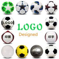 China Custom Logo Printed Soccer Balls Size 3 4 5 for Team Sports Training for sale