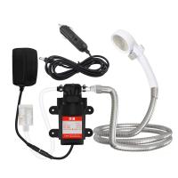 China 12V Car Electric Siphon Pump Washer Handheld Faucet Kit for Outdoor Camping Bath Shower for sale